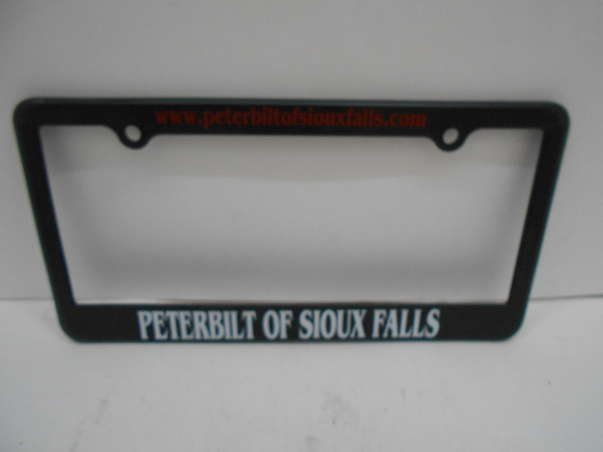 PETERBILT OF SIOUX FALLS LICENSE PLATE FRAME – Peterbilt of Sioux Falls ...