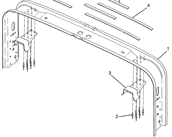 HOOD BRIDGE - L85-6054 – Peterbilt of Sioux Falls New and Used Parts